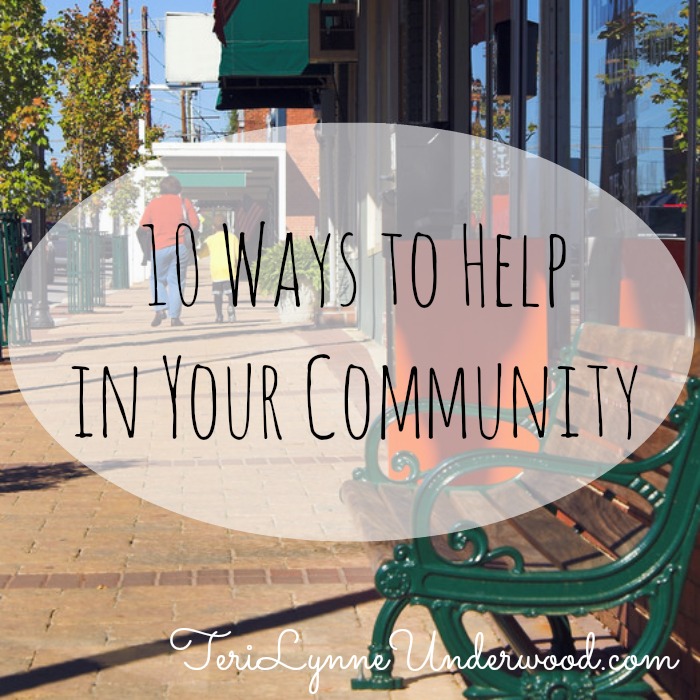 10 Ways to Help inYour Community 10 Ways to Help inYour Community